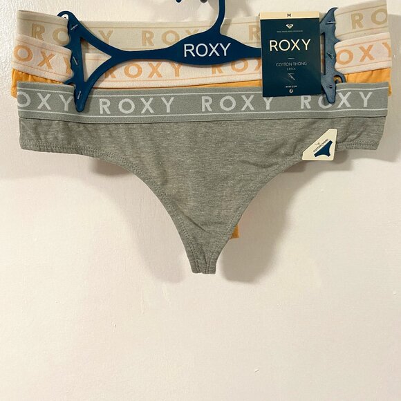 Roxy | Intimates & Sleepwear | Roxy Cotton Thong Panties Underwear 3 ...